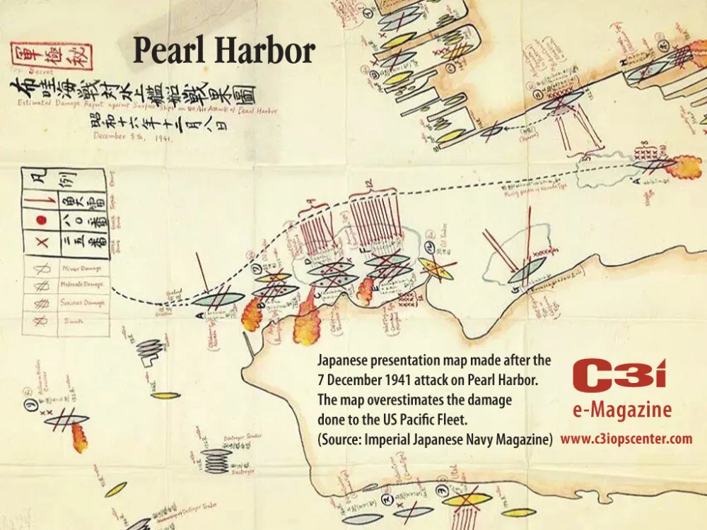 Attack On Pearl Harbor Map