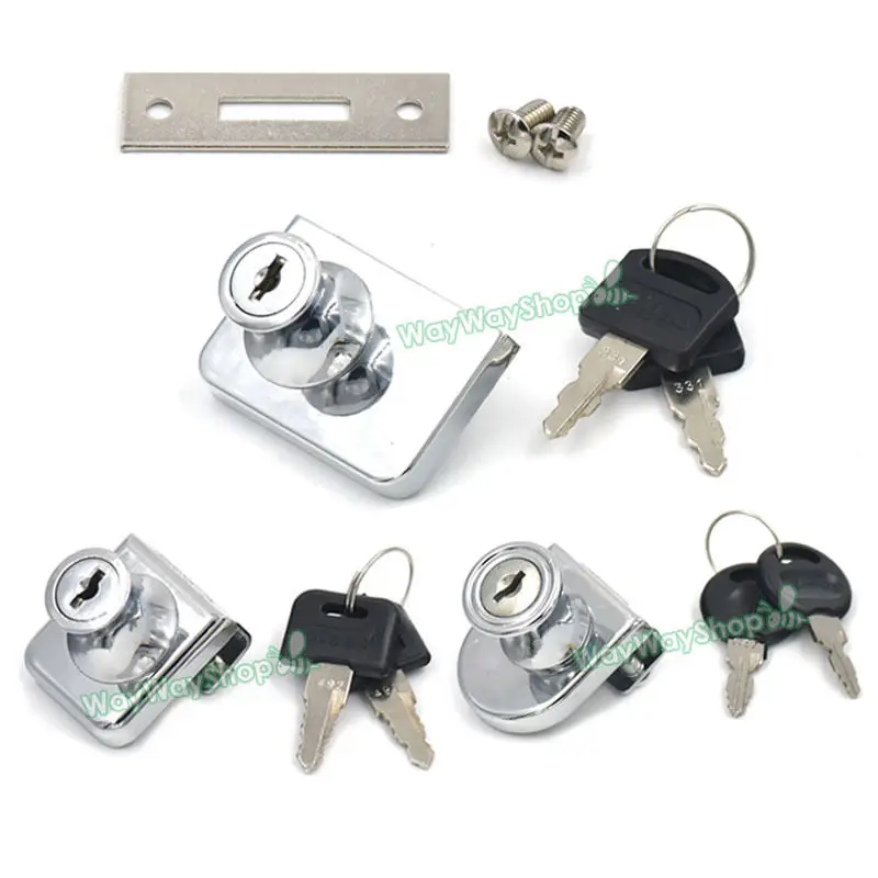 2-Sets-Drawer-Lock-Cabinet-Desk-wardrobe-Furniture-locker-2-Keys-With ...