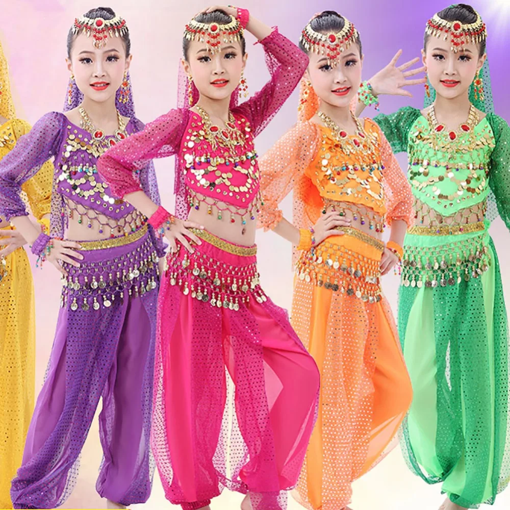 Aliexpress.com : Buy 2018 Girls Children Belly Dance Costumes 2Pcs 6Pcs ...