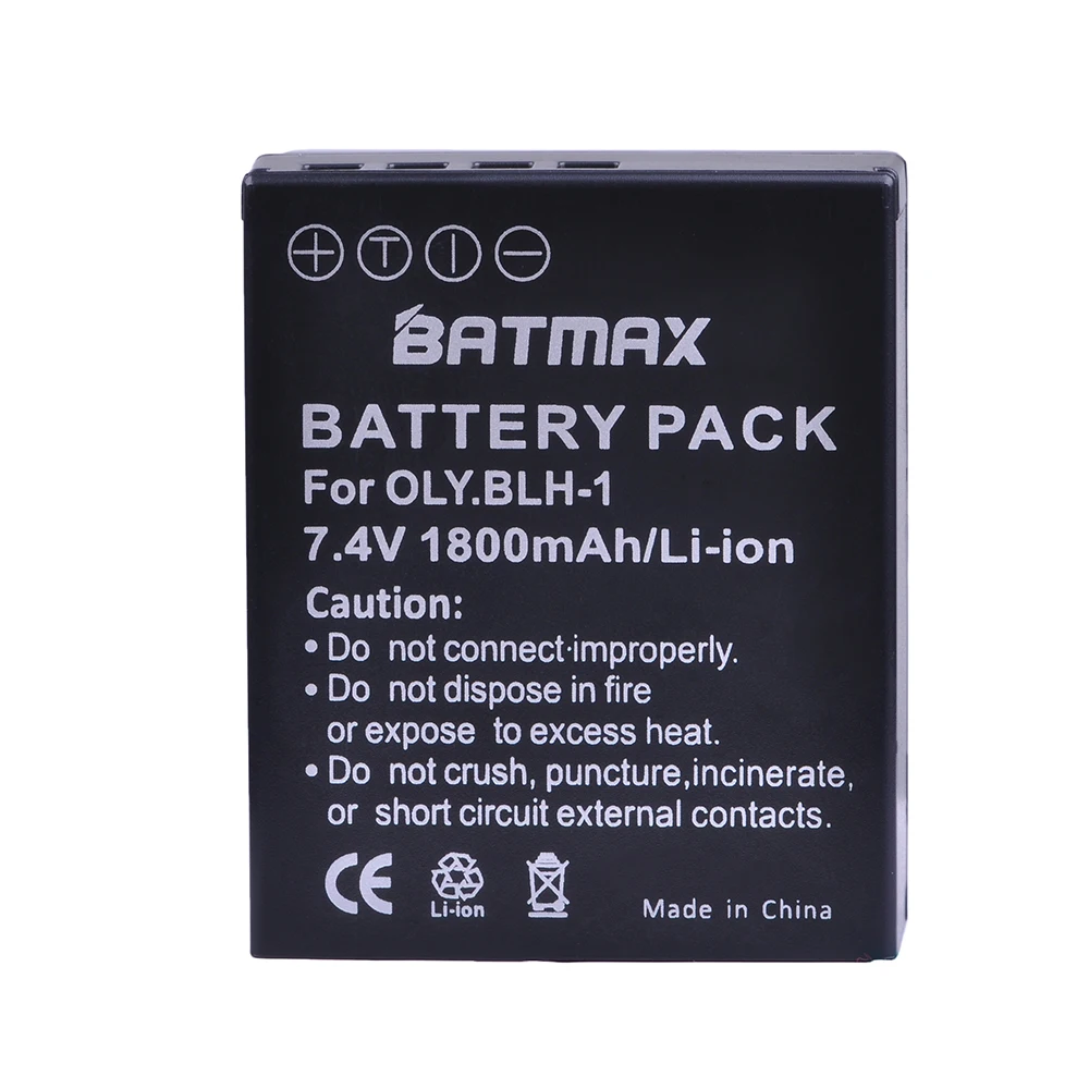 1pc 1800mAh BLH 1 BLH1 Rechargeable Camera battery for Olympus E M1 ...
