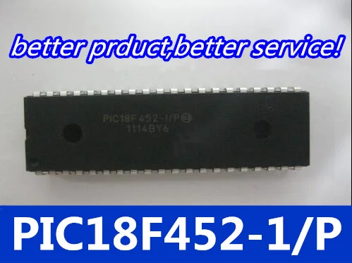 10 unids/lote PIC18F452 I/P PIC18F452 18F452 I/P de alto rendimiento microcontroladores de Flash ...