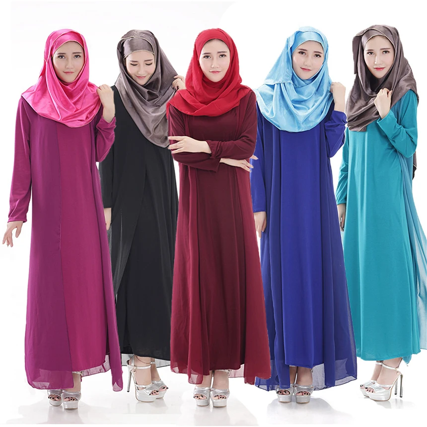 2017 Spring Autumn Muslim Women Abaya Islamic Dress Lady's Islamic ...