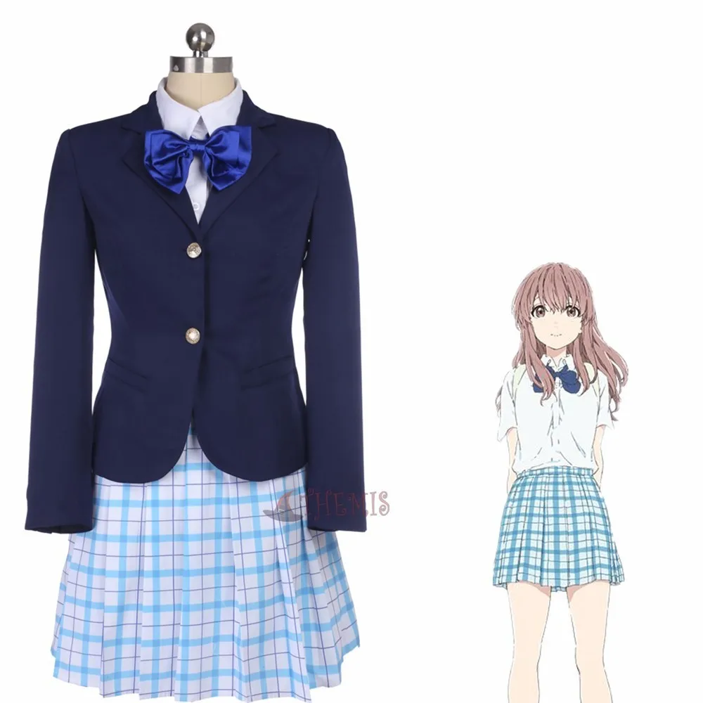 Athemis A Silent Voice Shouko Nishimiya Shoko Cosplay Costume Uniform ...