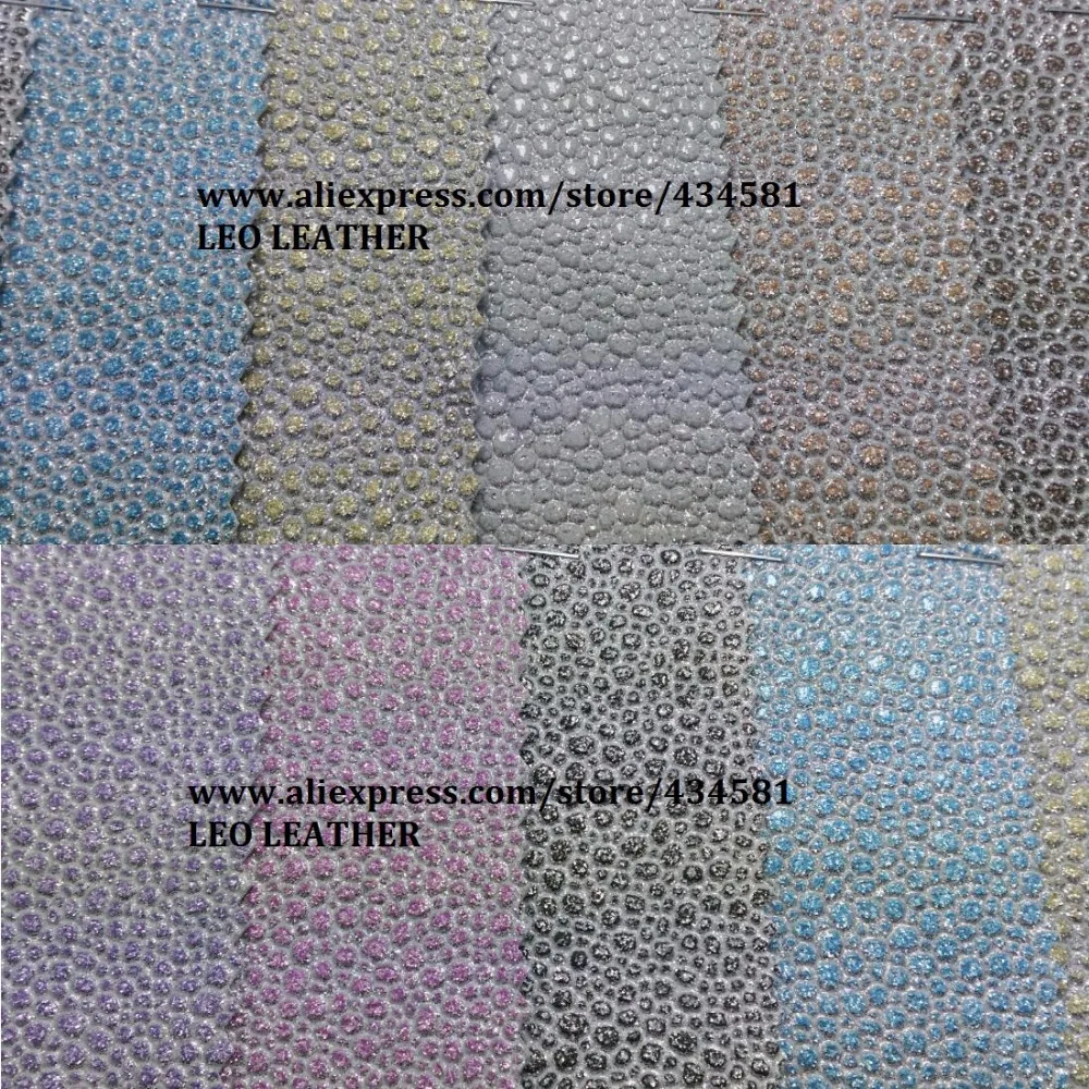Embossed Dots Microfiber Leather Fabric, Faux Leather Fabric,Glitter ...