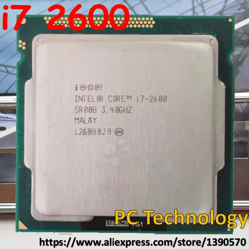 Original intel core i7-2600, i7 2600, 3 ghz cpu, 8m, lga1155, 95w, quad ...