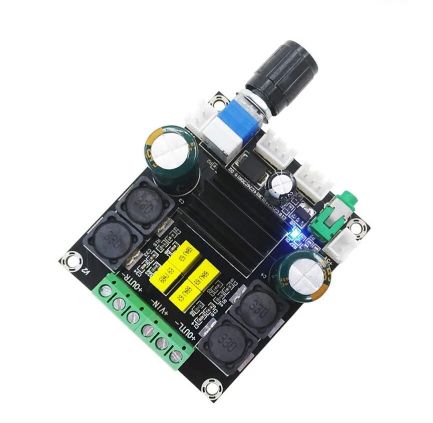 XH M568 DC 12V 50W +50W TPA3116D2 High power digital audio amplifier ...