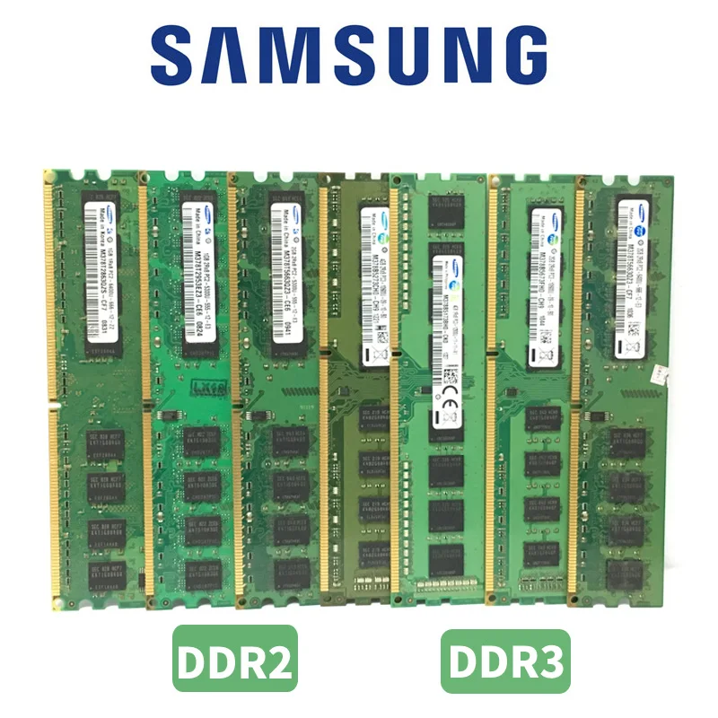 삼성 PC 메모리 RAM 메모리 모듈, 데스크탑 DDR2 DDR3 1GB 2GB 4GB PC2 PC3 667mhz 800mhz 1333mhz 1600mhz 8gb 1333 ...