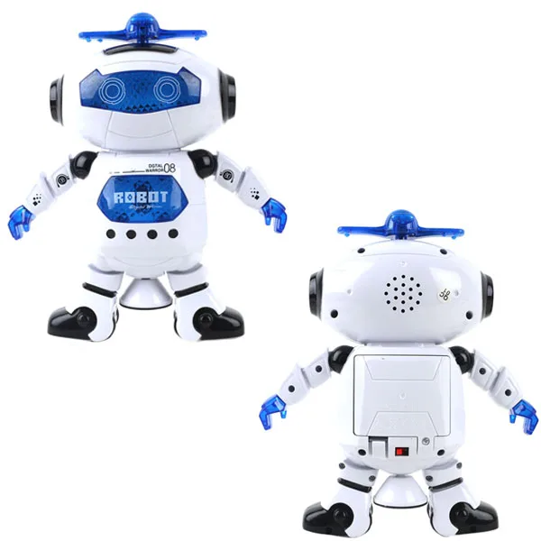 On Sale 360 Rotating Smart Space Dance Robot Electronic Walking Toys ...