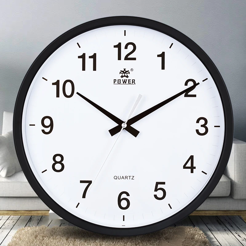 Reloj de pared Circular de 12 pulgadas/14 pulgadas, marco de acero ...