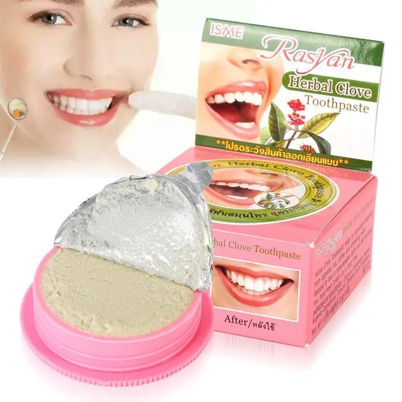 25g Natural Herbal Toothpaste Teeth Whitening Thai Toothpaste Strong ...
