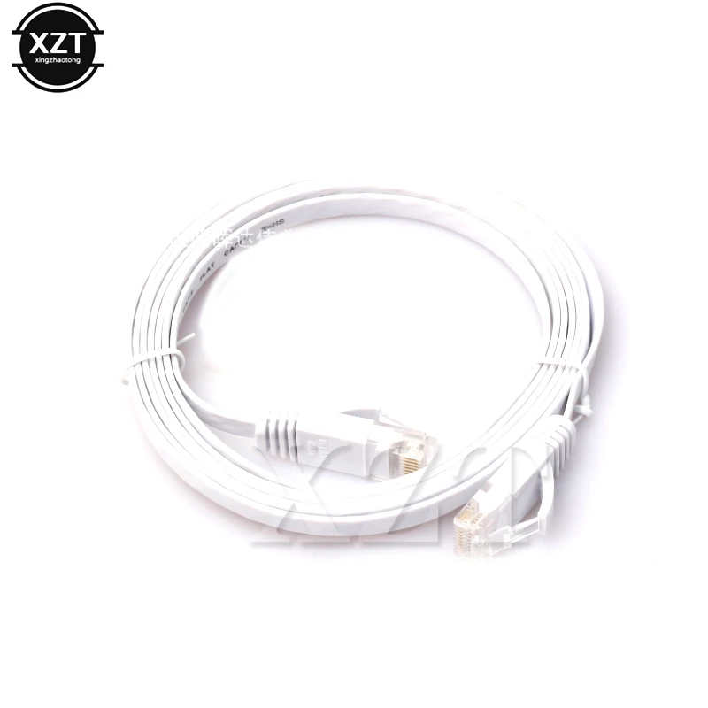 Ethernet Cable Gigabit 1000M Flat Ethernet Network LAN Cable High Speed ...