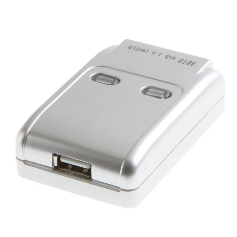 USB 2.0 Sharing Switch Hub 2 PC to 1 Printer/Scanner Newrok Switcher ...