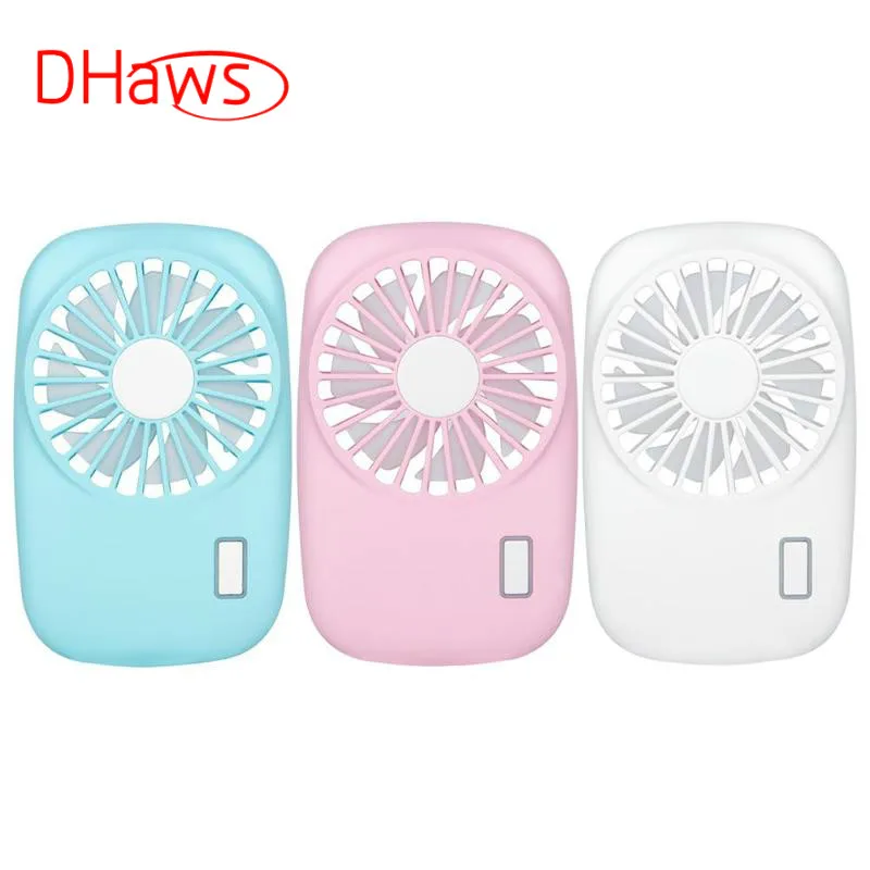 DHaws Mini Portable USB Rechargeable Cooling Fan Handheld Electric Fan ...