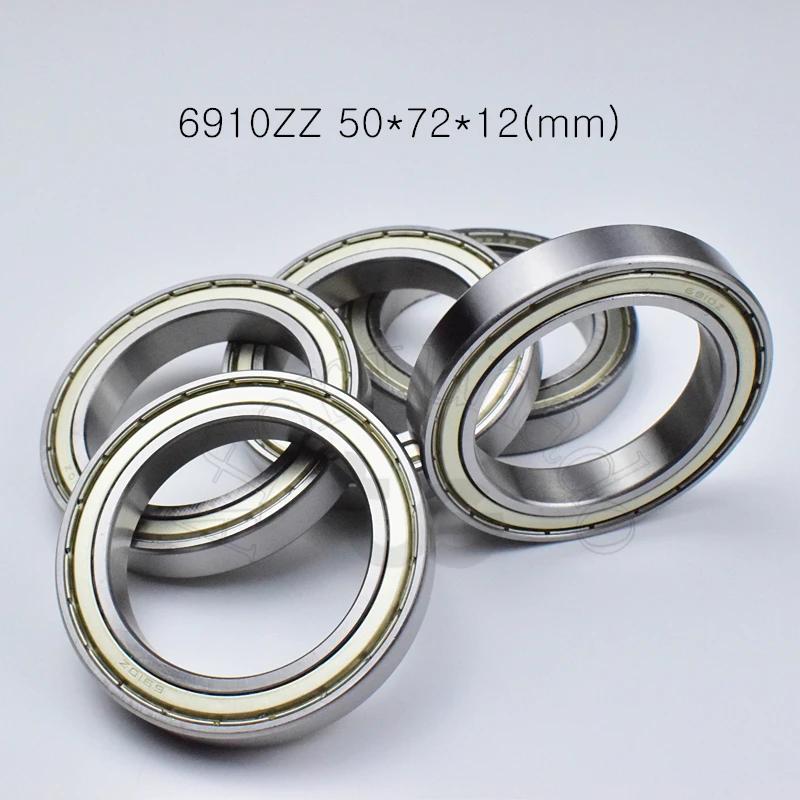 Rodamiento 1 pieza 6910ZZ 50*72*12(mm), Metal de acero cromado sellado ...