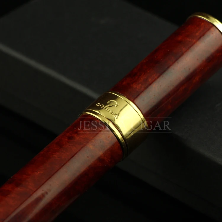 Red Metal Travel Cigar Tube Jar Holder Mini Cigar Humidor Portable ...