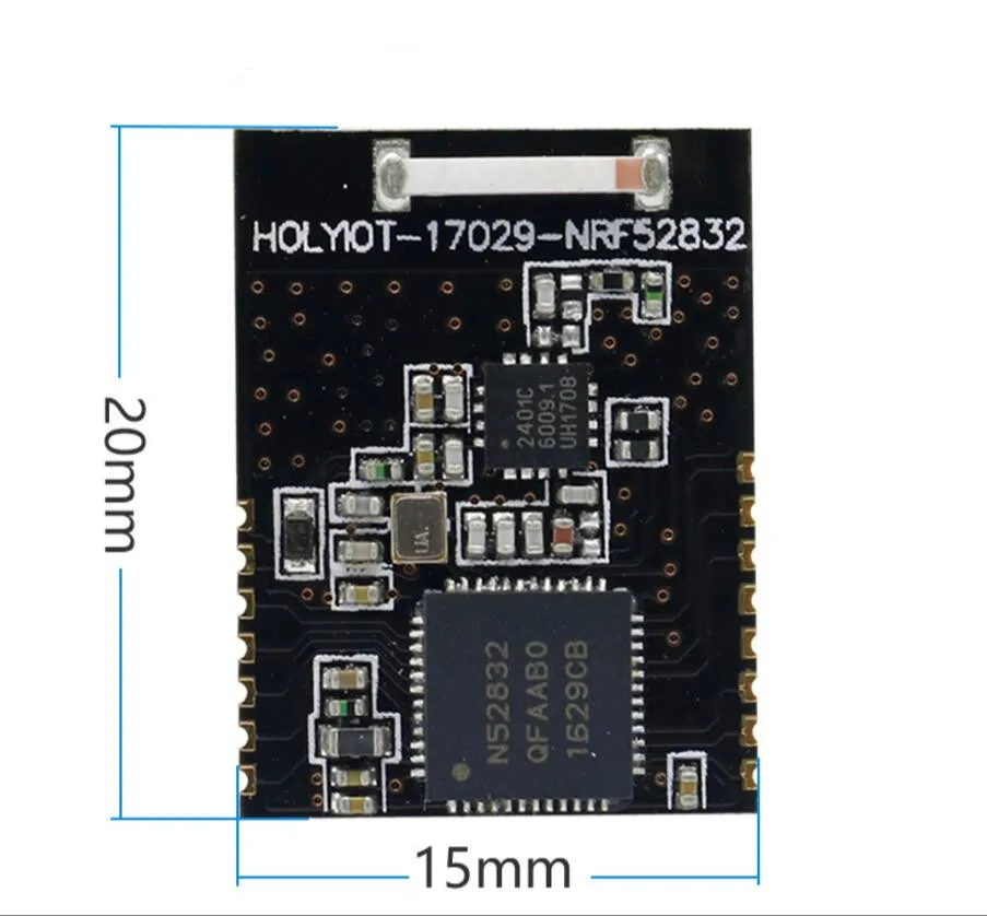 NRF52832-PA-Bluetooth-module-PCB-on-board-ceramic-antenna-supports ...