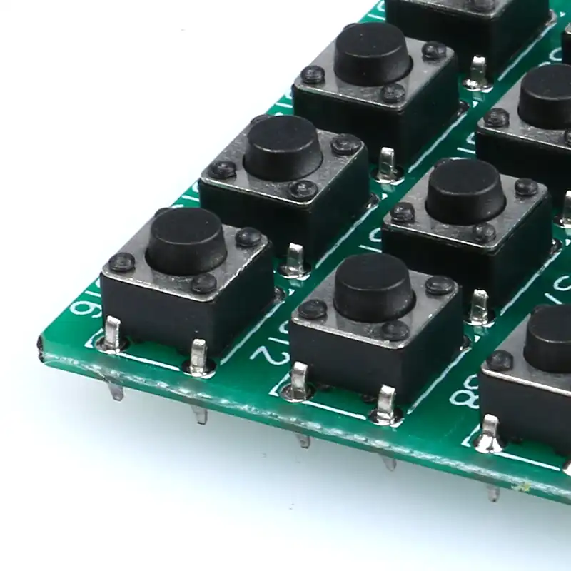 8pin 4x4 Micro Switch Matrix 16 Keys Button Keypad Keyboard Breadboard Module MCU for arduino ...