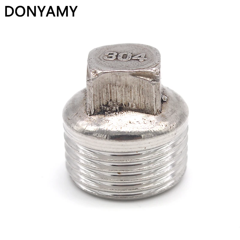 BSPT 1/2" DN15 Stainless Steel SS304 Threaded Male Malleable Square ...