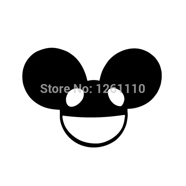 Deadmau5 Dead Mouse Face Funny Vinyl wall Car Van Window Bumper Sticker ...