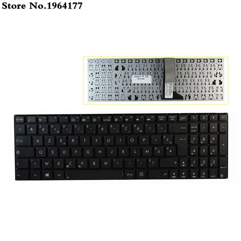 New-FR-French-black-Keyboard-For-ASUS-X550C-X550VC-X550CA-X550CC-Y581J ...