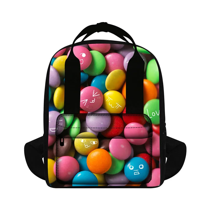ladies mini backpack for teenage girls Women 2018 candy prints backpack ...