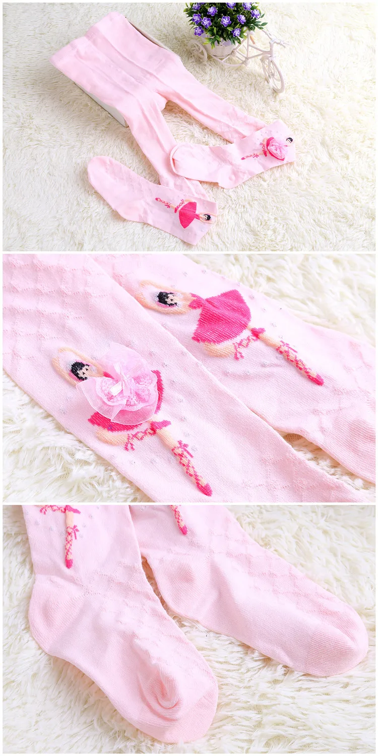 Детские мягкие балетные колготки для танцев хлопковые трикотажные ...