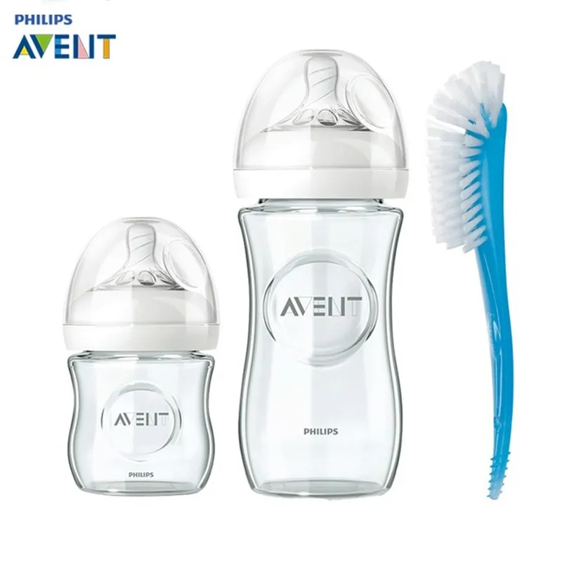 Philips Avent Wide Caliber Natural Bottle 120ml 240ml Milk Feeding ...