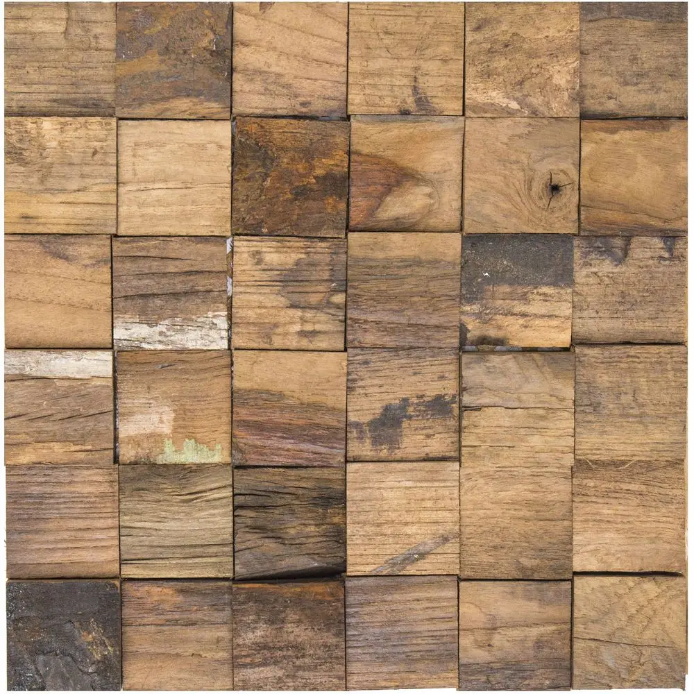 natural-ship-wood-3D-ancient-old-boat-wooden-mosaic-tiles-wall ...