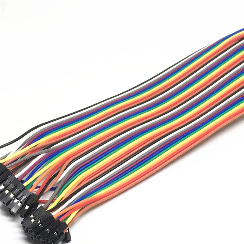 40pcs 20cm Dupont Color Cable 1P 1P 2.54mm Dupont Wire Jump Wire Cable ...