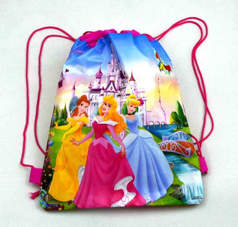 1Pcs-Three-Princess-Drawstring-Bags-Boys-Girls-Cartoon-School-Bag ...