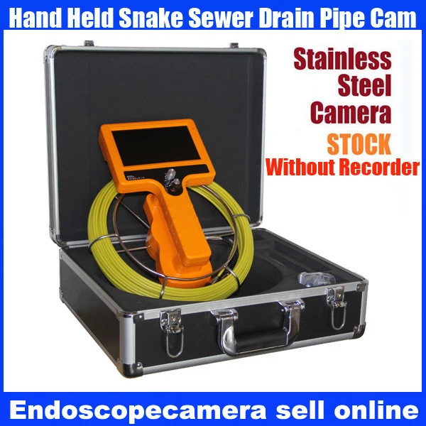 30M hand Held Snake UnderWater Sewer Drain Pipe Inspection Endoscope ...