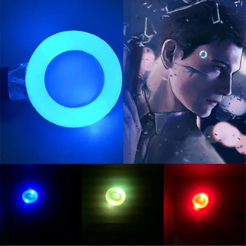 Game DBH Detroit Become Human Connor RK800 Portable Temple Head Led ...