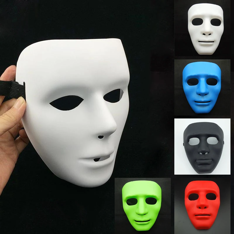 5pcs/lot Cool Plastic Halloween Decoration Street Dance Full Face Masks ...