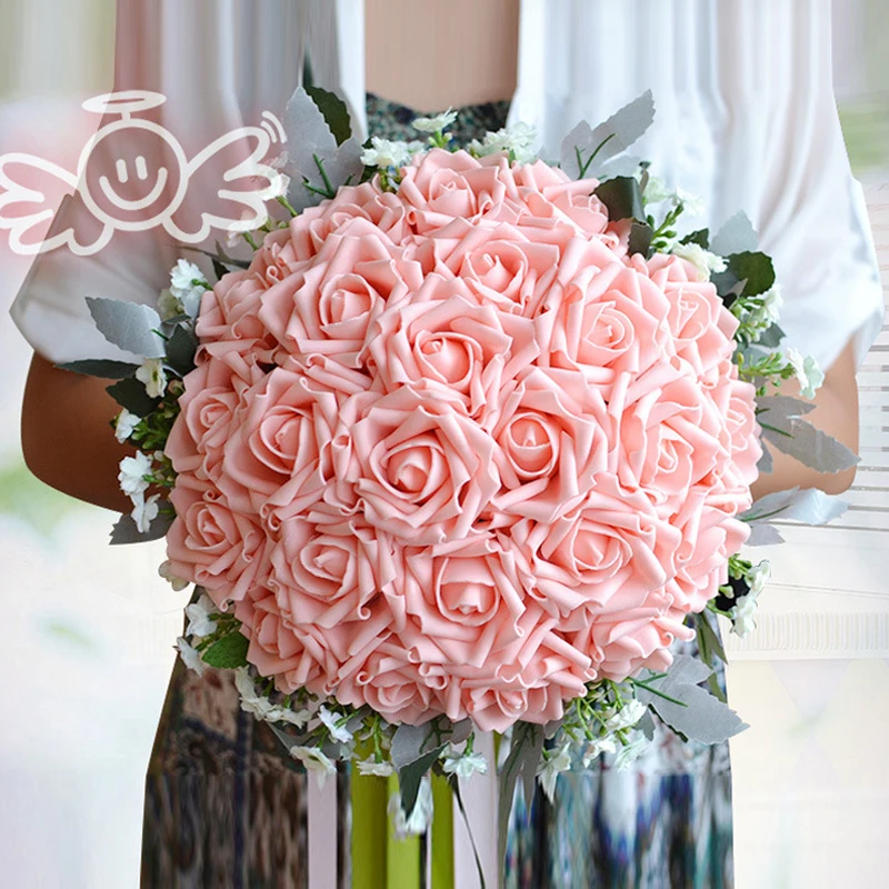 Best Selling Romantic Silk Artificial Wedding Bouquets Rose Wedding Best Selling Romantic Silk Artificial Wedding Bouquets Rose Wedding