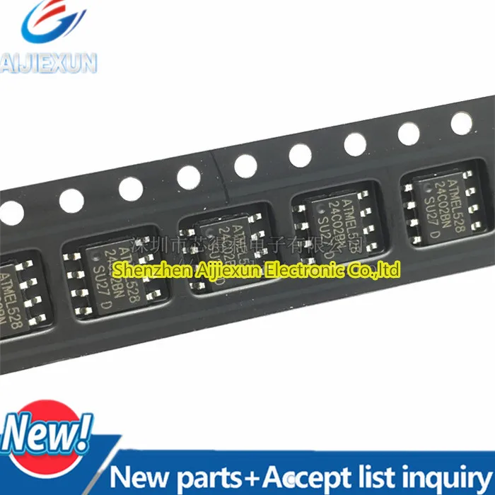 10 piezas 100% original y nuevo SOP8 24C02 AT24C02N AT24C02BN SH T ...