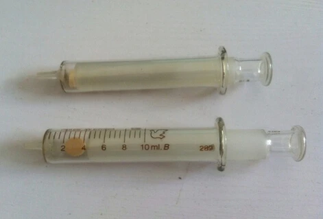 10ML-Glass-syringe-injector-sampler-dispensing-with-ink-chemical ...