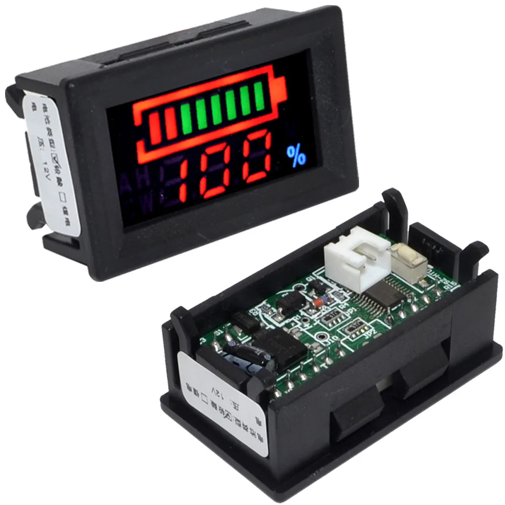 Universal 12 70V Acid Lead Battery Indicator Battery Capacity Tester ...