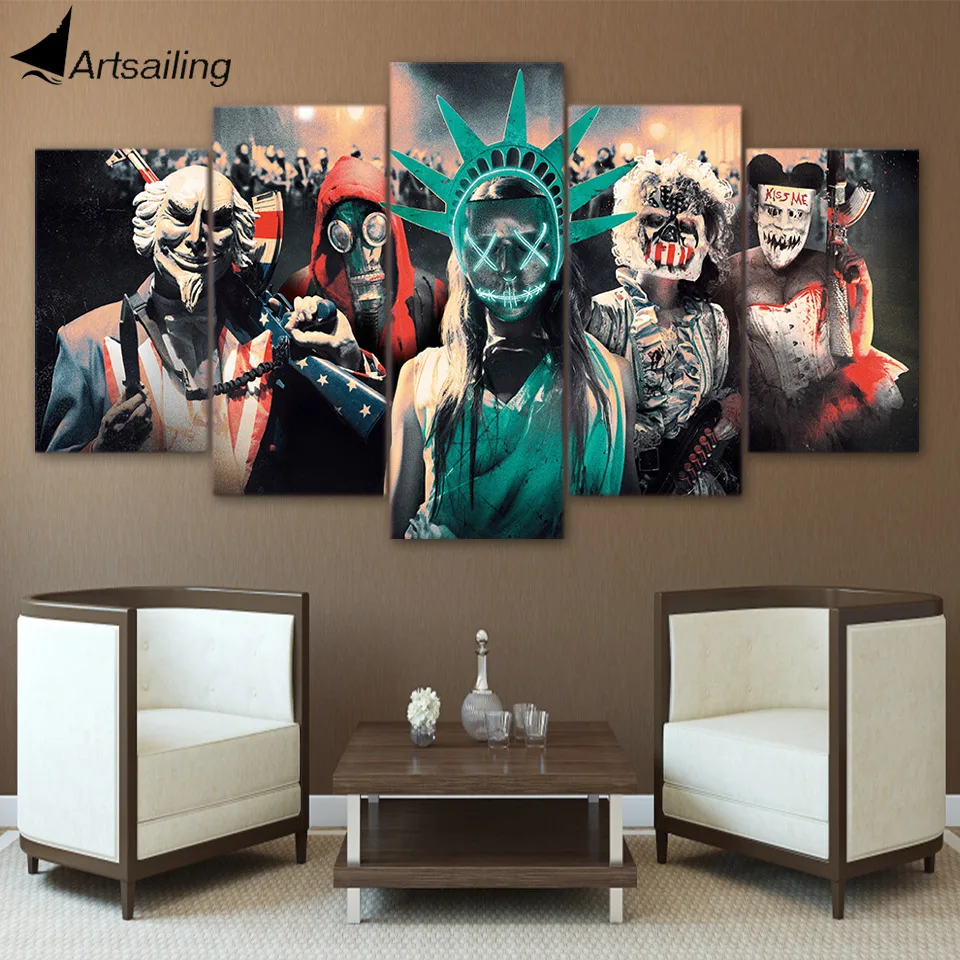 Hd Printed The Purge 3 Election Year Painting Canvas Print Room Decor ...