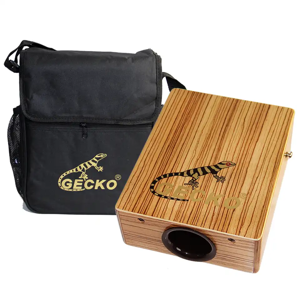 GECKO C 68Z Cajon Box Drum with Drum Bag Drum Strap Percussion ...