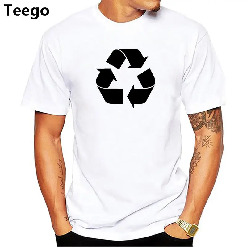 The Big Bang Theory T Shirt Men Leonard Recycling Logo T Shirts Summer