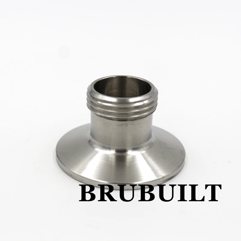 1.5"TC x 3/4"Male Garden Hose 304 Sanitary Tri-Clover Fittings ...