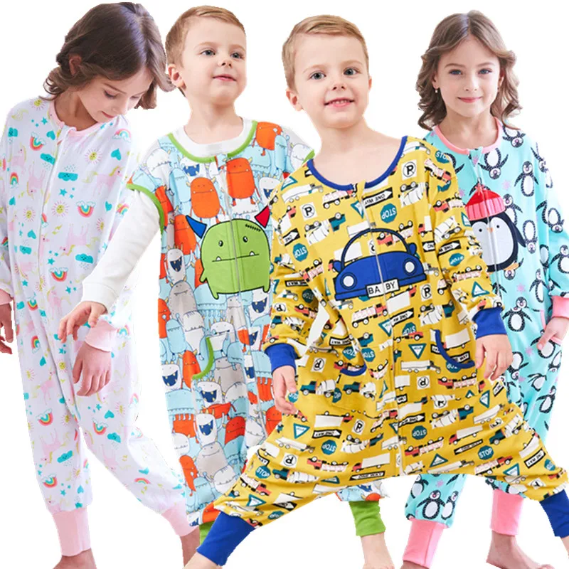 Baby Sleep Cartoon Pattern Neonatal vest sleeping bag Baby sleeping bag ...