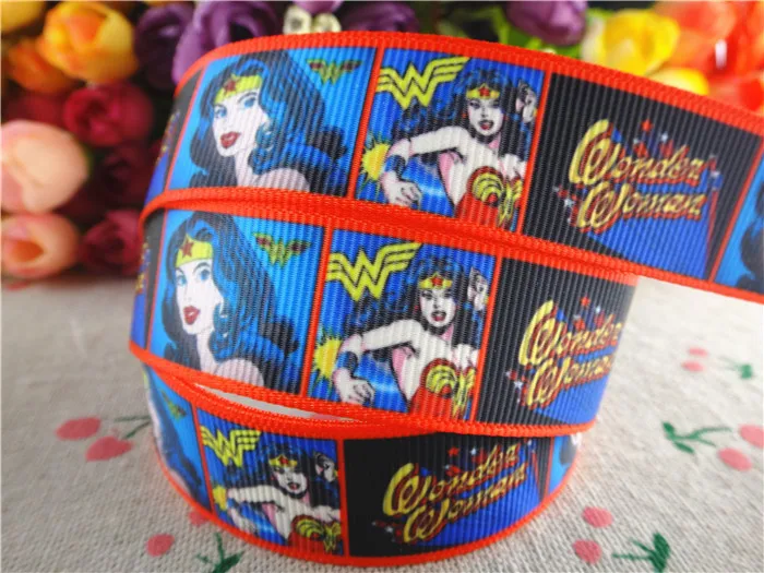 15050311, 7/8'' (22mm) 10 yards printed grosgrain ribbons cartoon ...