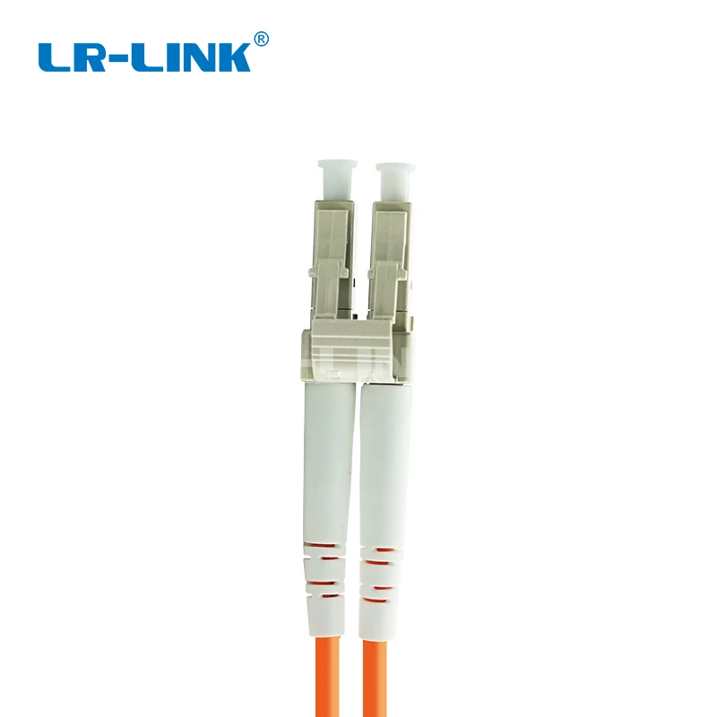 LR-LINK Dual LC to LC Gigabit 1Gb Fiber Optic Jumper Cable MM Duplex ...