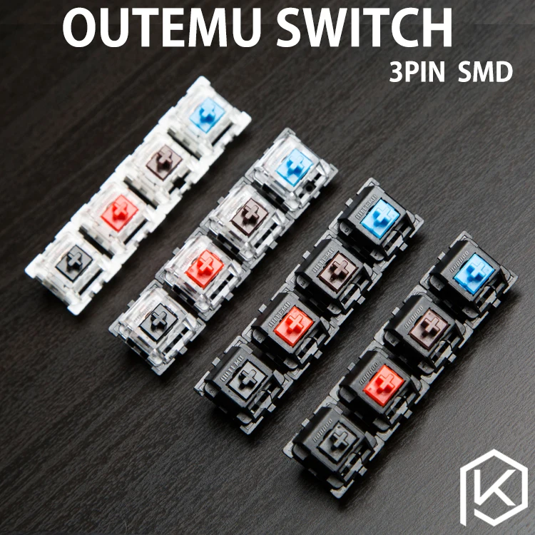 OTM otm outemu switch 3pin blue red black brown for custom mechnical ...
