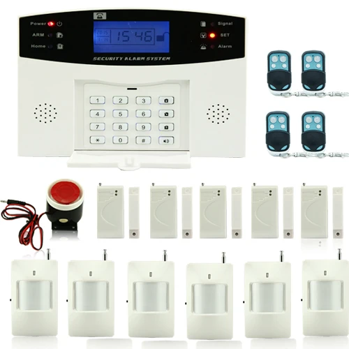 433MHz PSTN alarm system phoneline security intelligent alarm system-in ...
