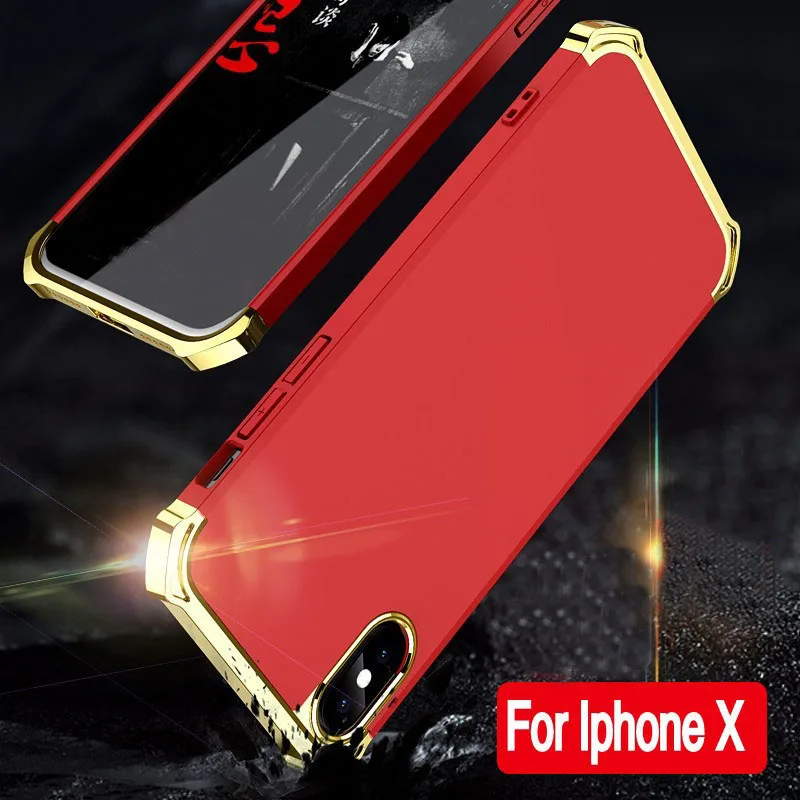 Full Body Case For Iphone x Case Iphone 7 8 Plus iphonex Luxury Plating ...