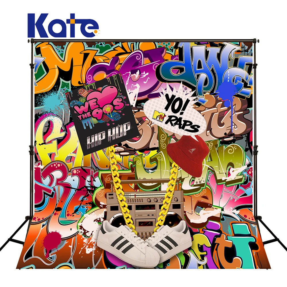 KATE Photography Background 5x7ft Graffiti Backdrop Kids Party ...