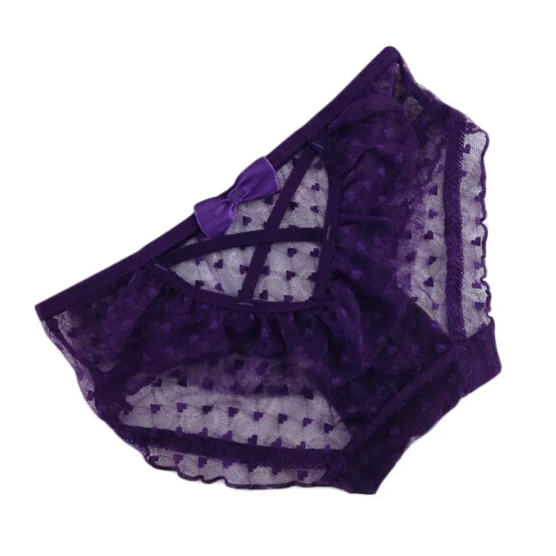 Underpants For Women Backless Panties Transparent Triangle Panties Lace ...