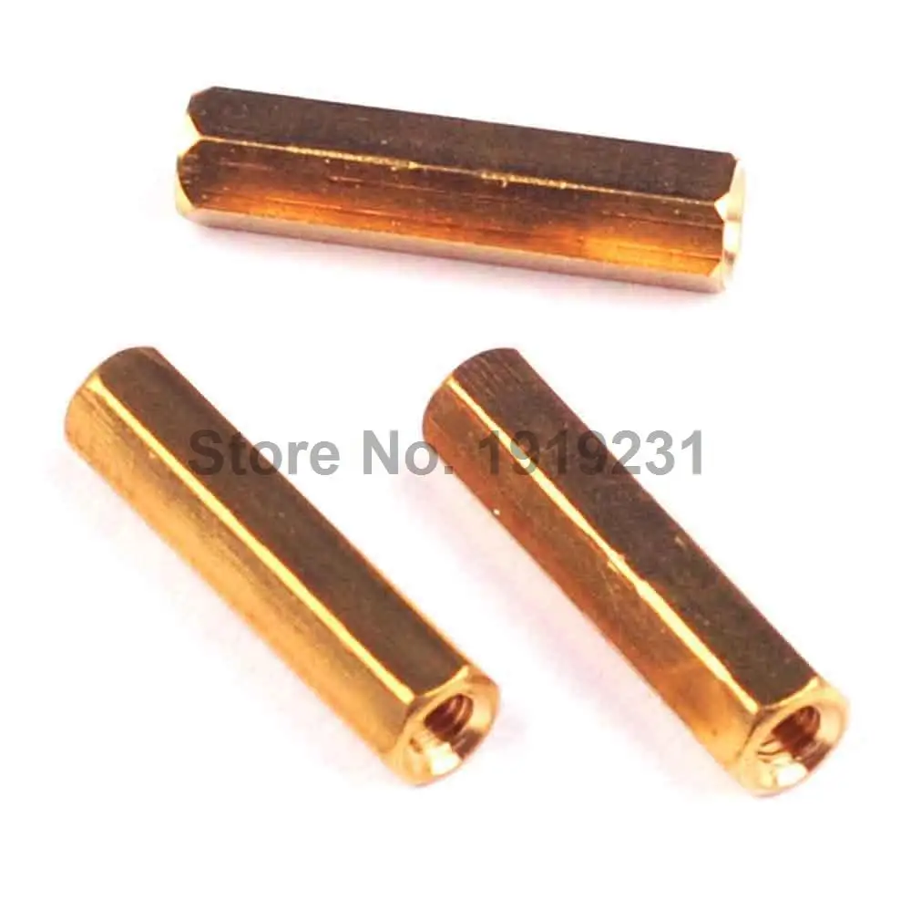100pcs/lot M3 copper column hollow copper column 20MM height
